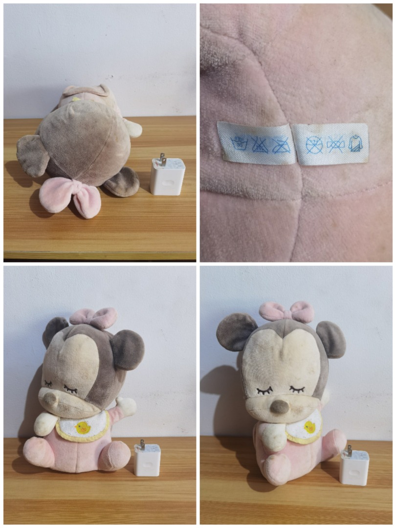 Tomy * Disney Baby * Sleeping Battery-Operated Lullaby Baby Minnie ...