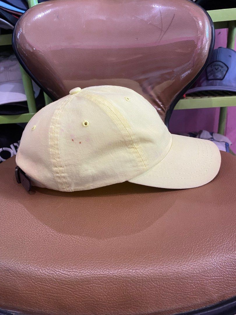 Topi polo original kuning logo kuda kecil, Fesyen Pria, Aksesoris, Topi ...