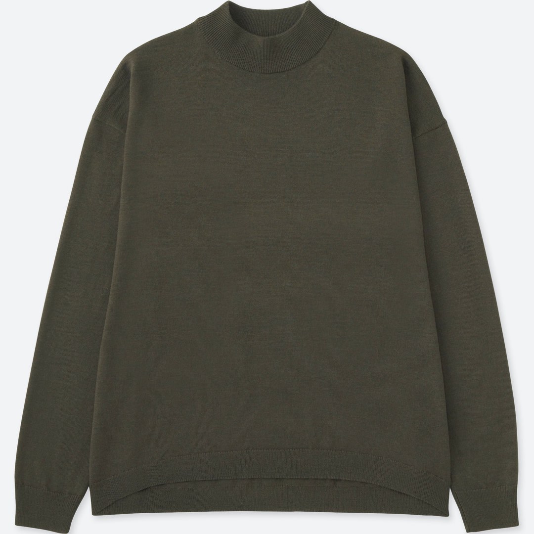 UNIQLO extra fine merino wool sweater, Women's Fashion, Tops ...