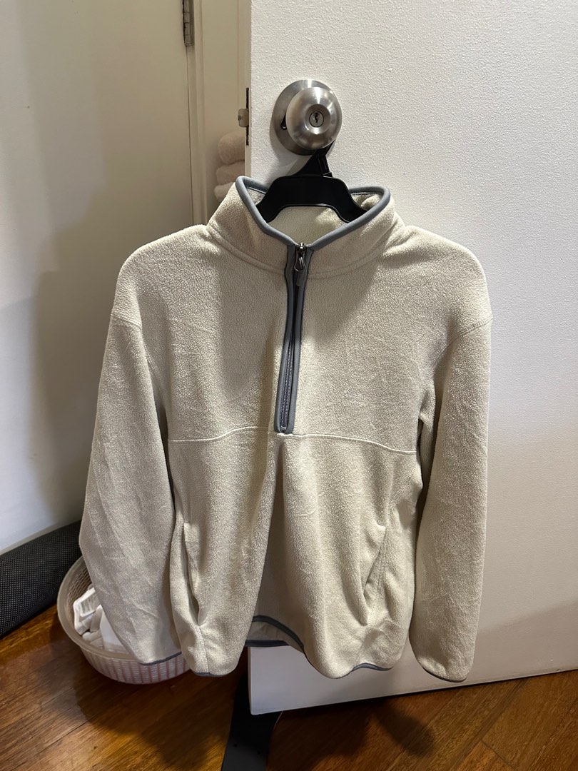 Uniqlo half zip, Women's Fashion, Coats, Jackets and Outerwear on Carousell