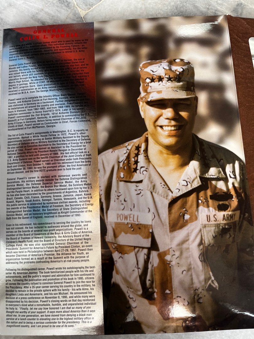 Vintage 1998 GI Joe Classic Collection General Colin Powell New in Box ...
