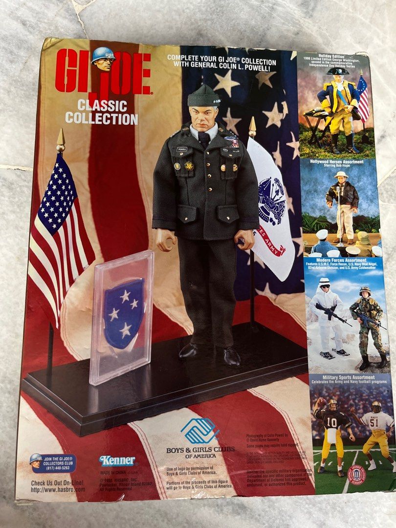 Vintage 1998 GI Joe Classic Collection General Colin Powell New in Box ...