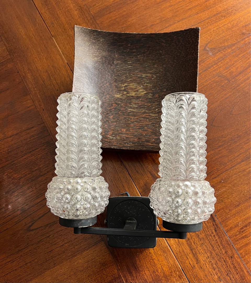 Vintage retro lamp lights x2 sets, Furniture & Home Living, Lighting ...