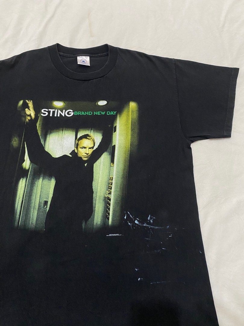 Vintage STING BAND ( BRAND NEW DAY TOUR ), Men's Fashion, Tops & Sets ...