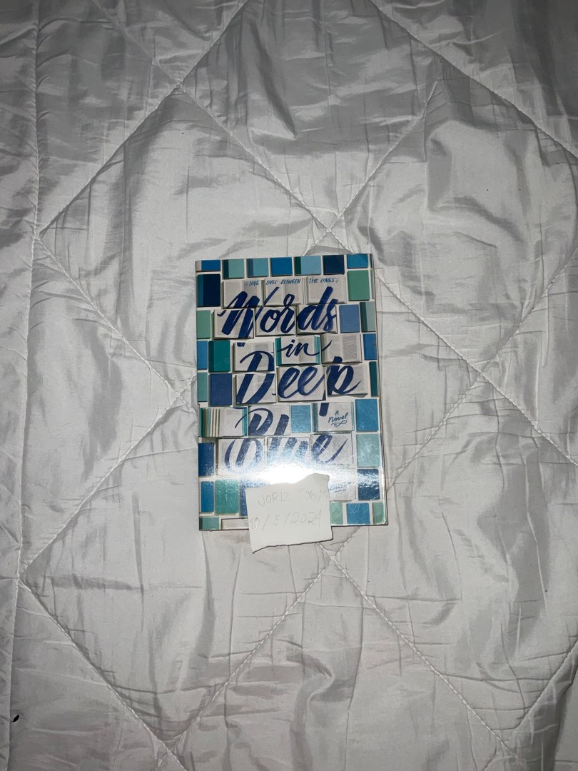 Words in deep blue |Cath crowley |, Hobbies & Toys, Books & Magazines ...