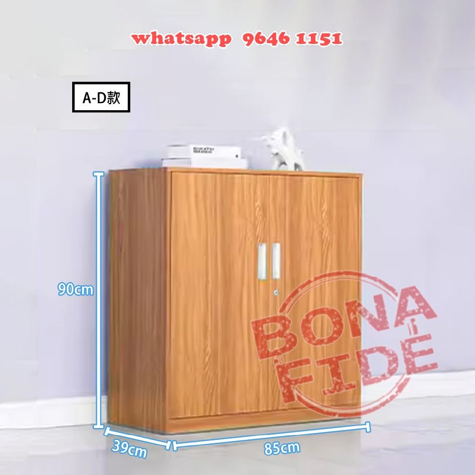 [包送貨 CB210-16] 金屬冷軋鋼文件櫃 (木紋色系) 多層有鎖 書房/辦公室/寫字樓/檔案收納文件好幫手 Metal Office Cabinet with Lock, 傢俬＆家居 ...