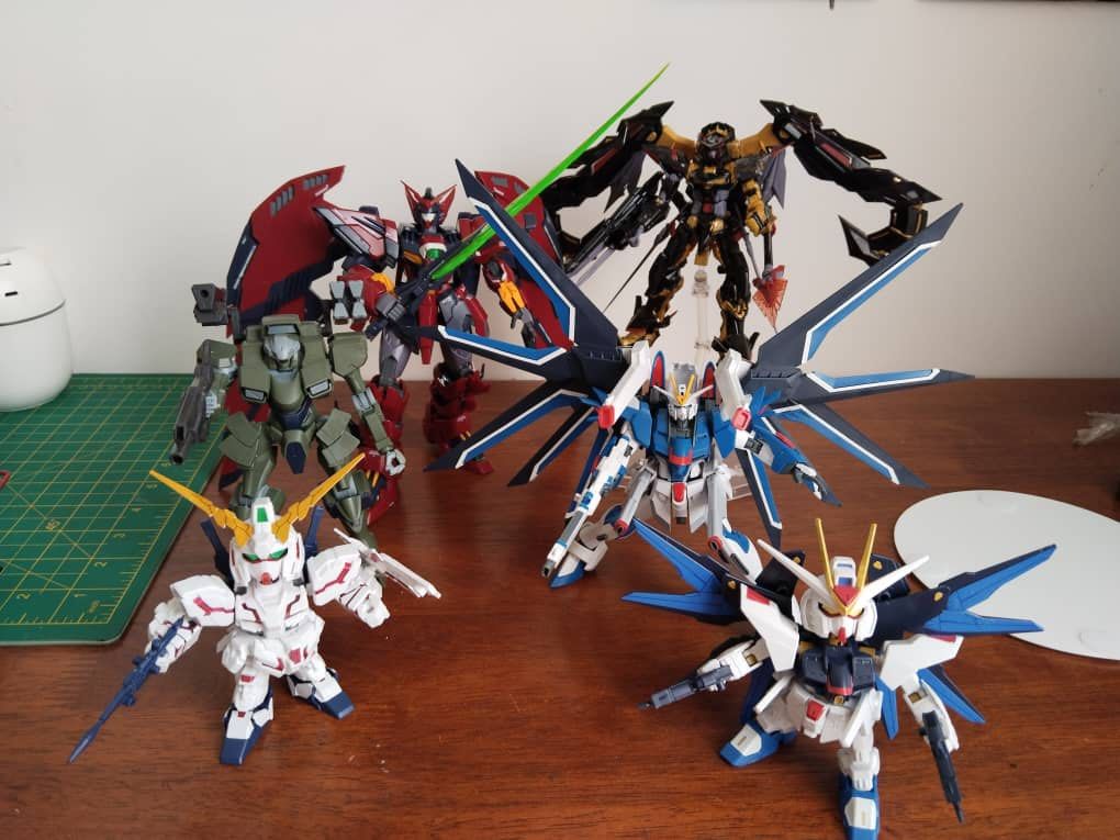 Assembled Gunpla All Bandai Brand, Hobbies & Toys, Toys & Games on ...
