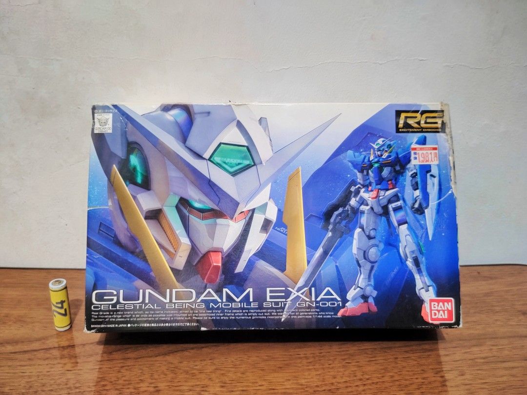BANDAI Real Grade Gunpla 1/144 Gundam Exia GN-001, Hobbies & Toys, Toys ...