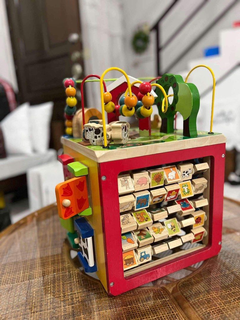 Battat Activity Cube For Toddlers and Kids Toy Farm Theme, Babies ...