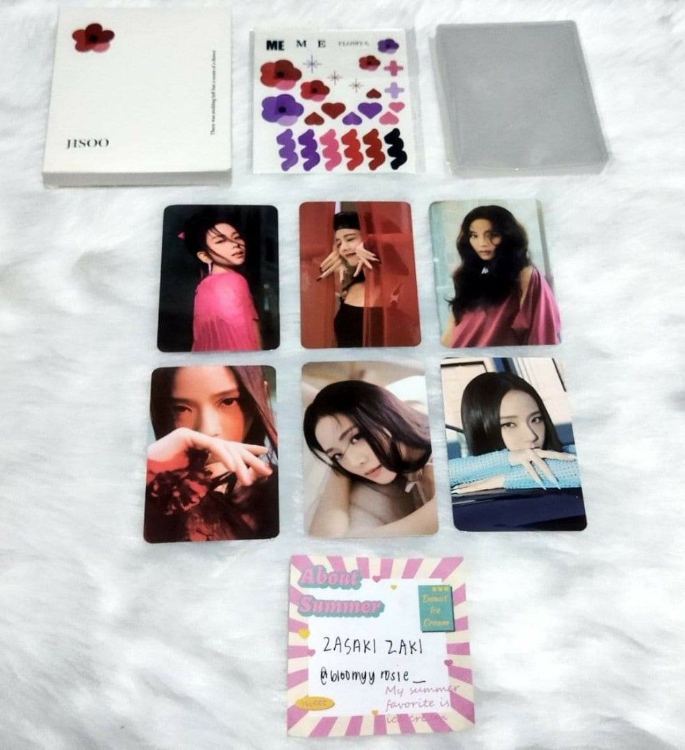 Blackpink Jisoo 'Me' Solo Album (Deco Kit Ver) Complete Inclusions ...