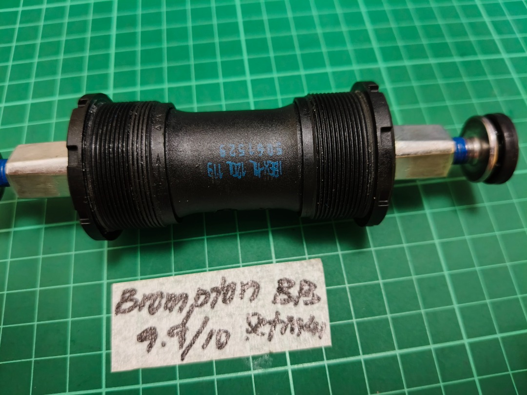 Brompton Bottom bracket BB taken of from New Brompton SetM41, Sports ...