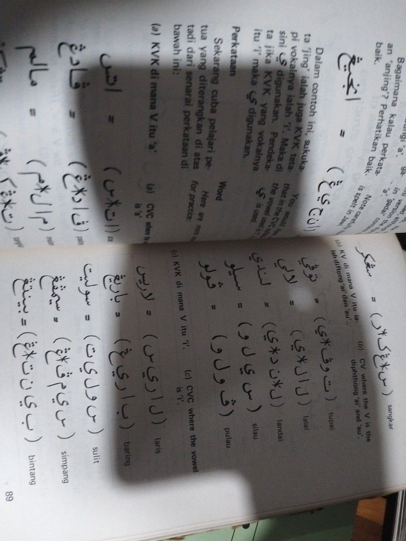 Buku lama - belajar tulisan jawi 1979 terbitan fajar bakti 365 muka ...
