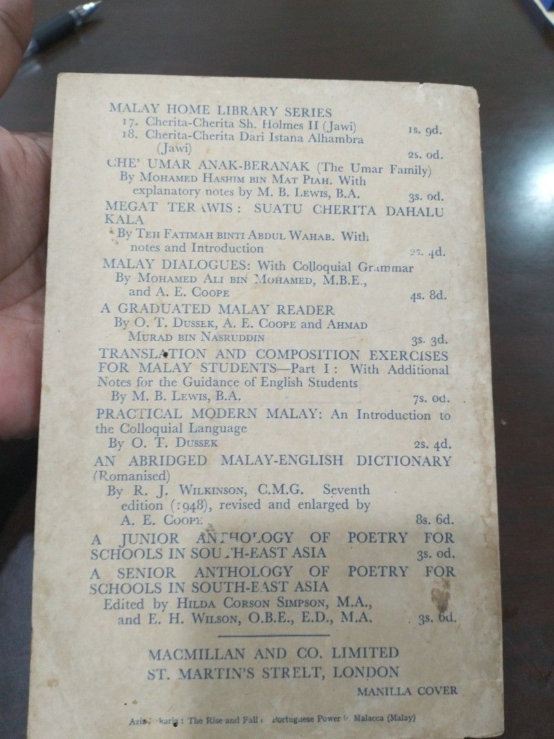 Buku lama sejarah melayu melaka - sekarah kenaikan dan kejatuhan ...