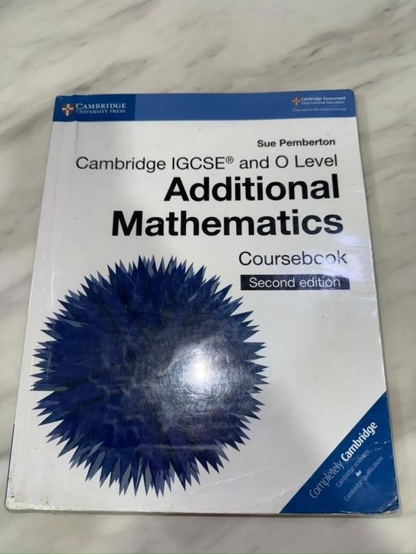 Cambridge IGCSE and OLevel Additional Mathematics Coursebook, Hobbies & Toys, Books & Magazines ...