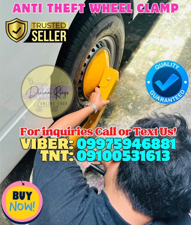 Car security wheel lock , anti-theft wheel clamp , car tire lock ...