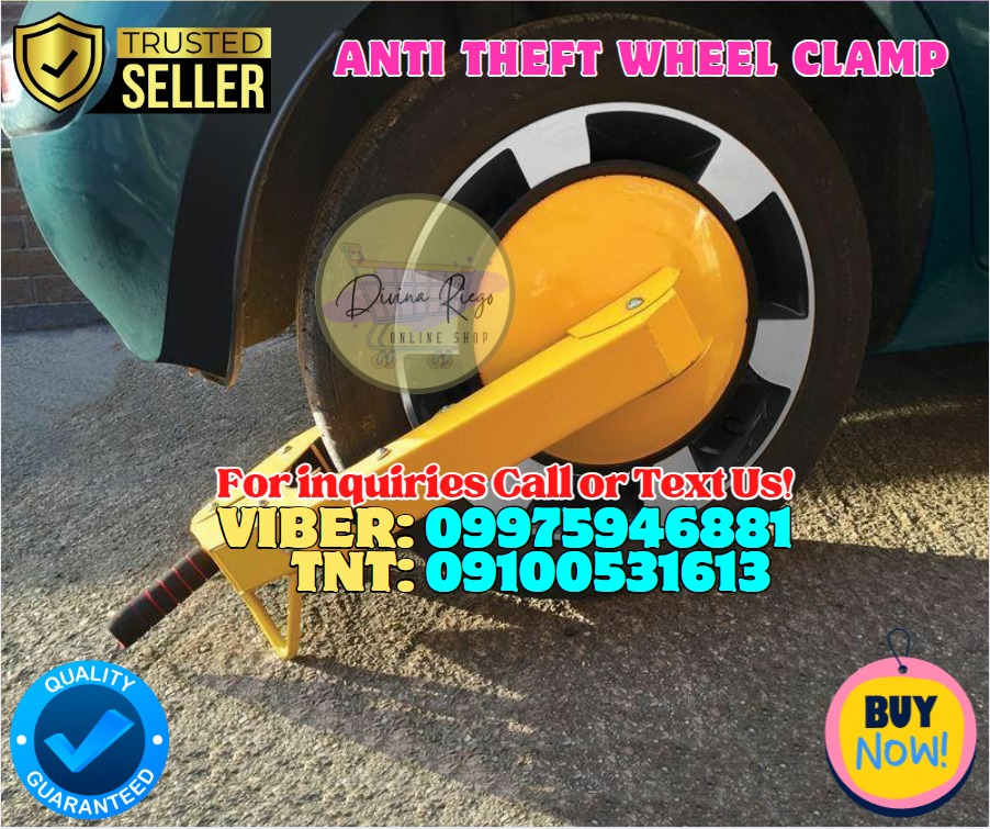 Car security wheel lock , anti-theft wheel clamp , car tire lock ...