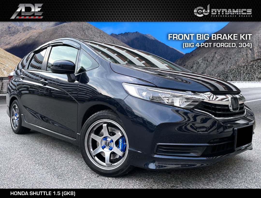 CJ DYNAMICS FRONT BIG BRAKE KIT (BIG 4-POT FORGED, 304) ON HONDA ...