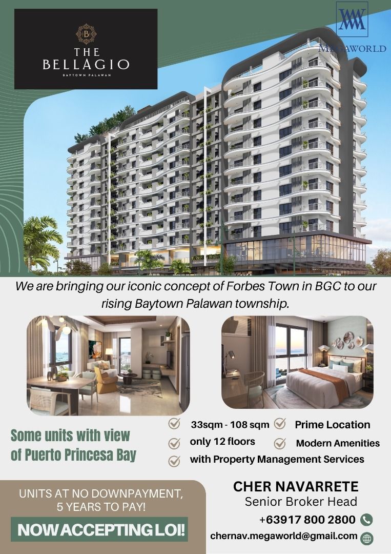 Condo in Puerto Princesa For Sale: The Bellagio Palawan, Property, For ...