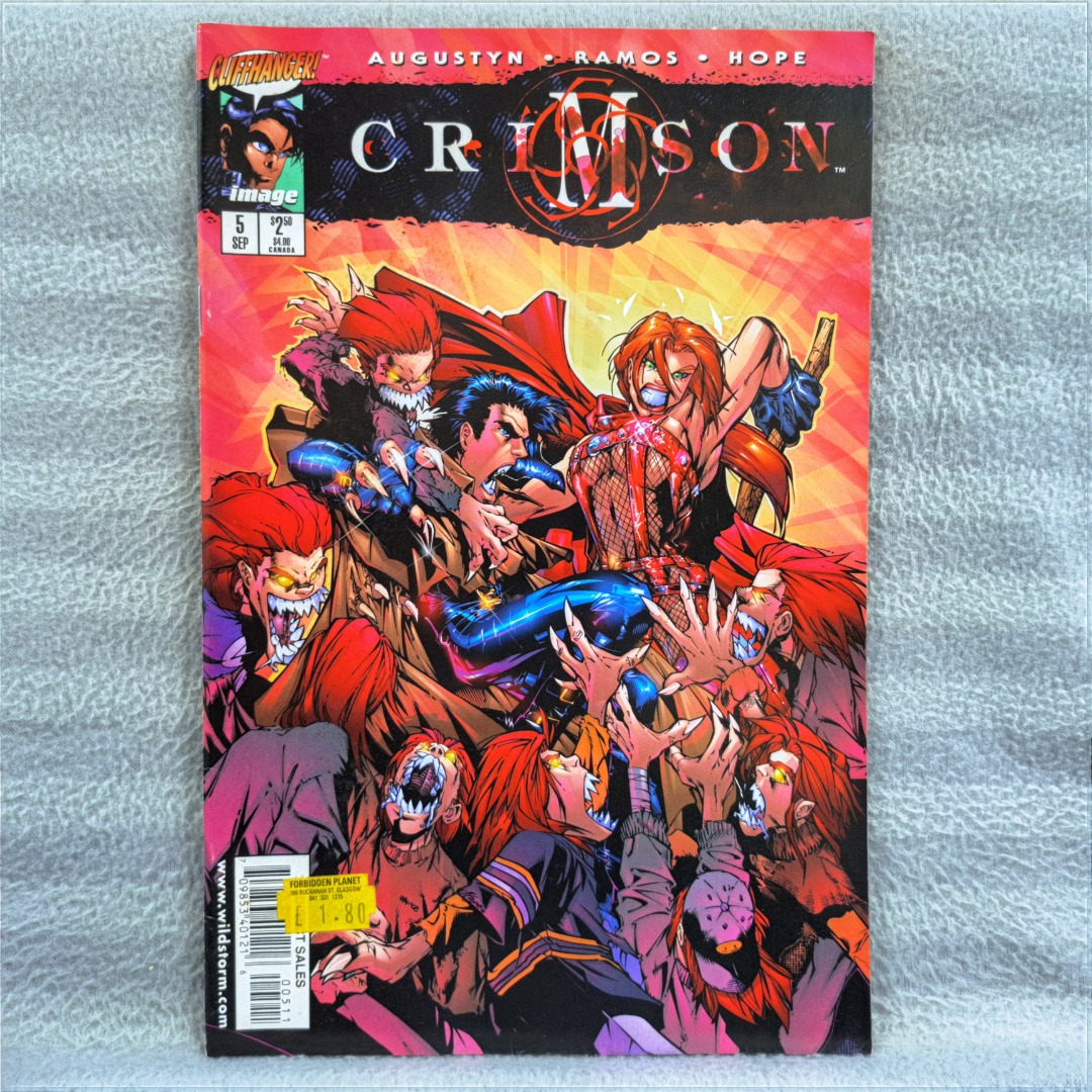 Crimson #5 (Image Comics) Bryan Augustyn, Humberto Ramos, Hobbies ...