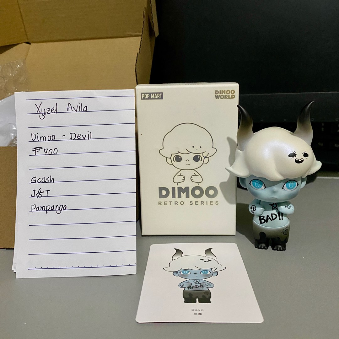 Dimoo Retro Series - Devil, Hobbies & Toys, Toys & Games on Carousell