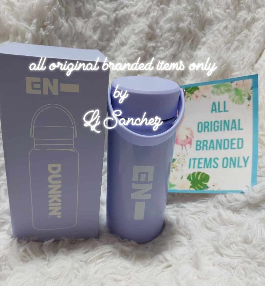 DUNKIN Enhypen Flask Purple, Furniture & Home Living, Kitchenware ...