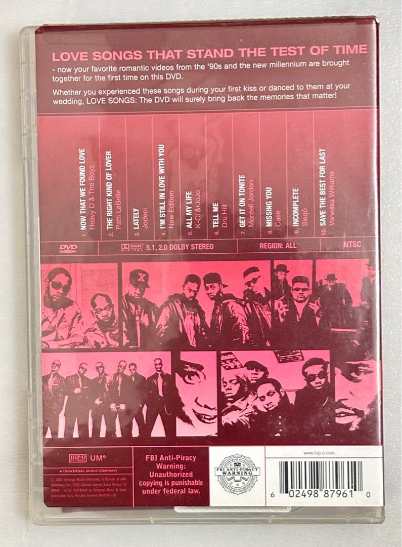 DVD: LOVE SONGS THAT STAND THE TEST OF TIME (2DVDs), Hobbies & Toys ...