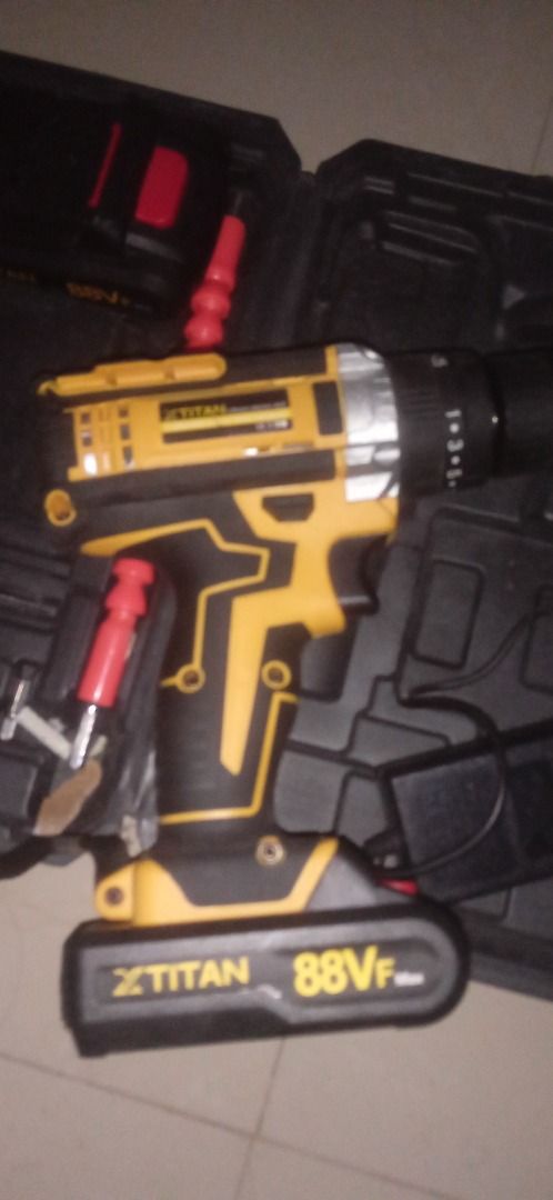 Electrical Drill Complete Set with 2 batteries good for heavy use ...