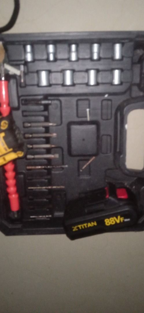 Electrical Drill Complete Set with 2 batteries good for heavy use ...