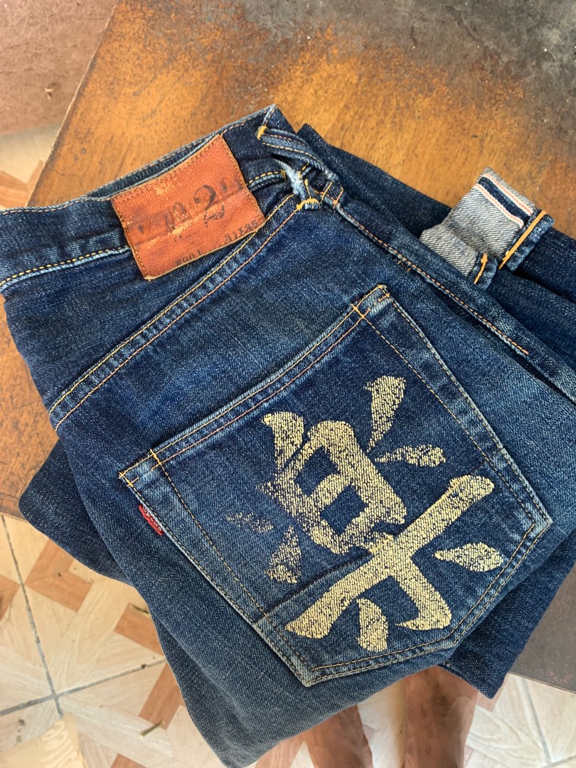 EVISU KEPALA KAIN NO2 JAPAN SELVEDGE LIKE MOMOTARO LEVIS Y2K JNCO SOHK ...