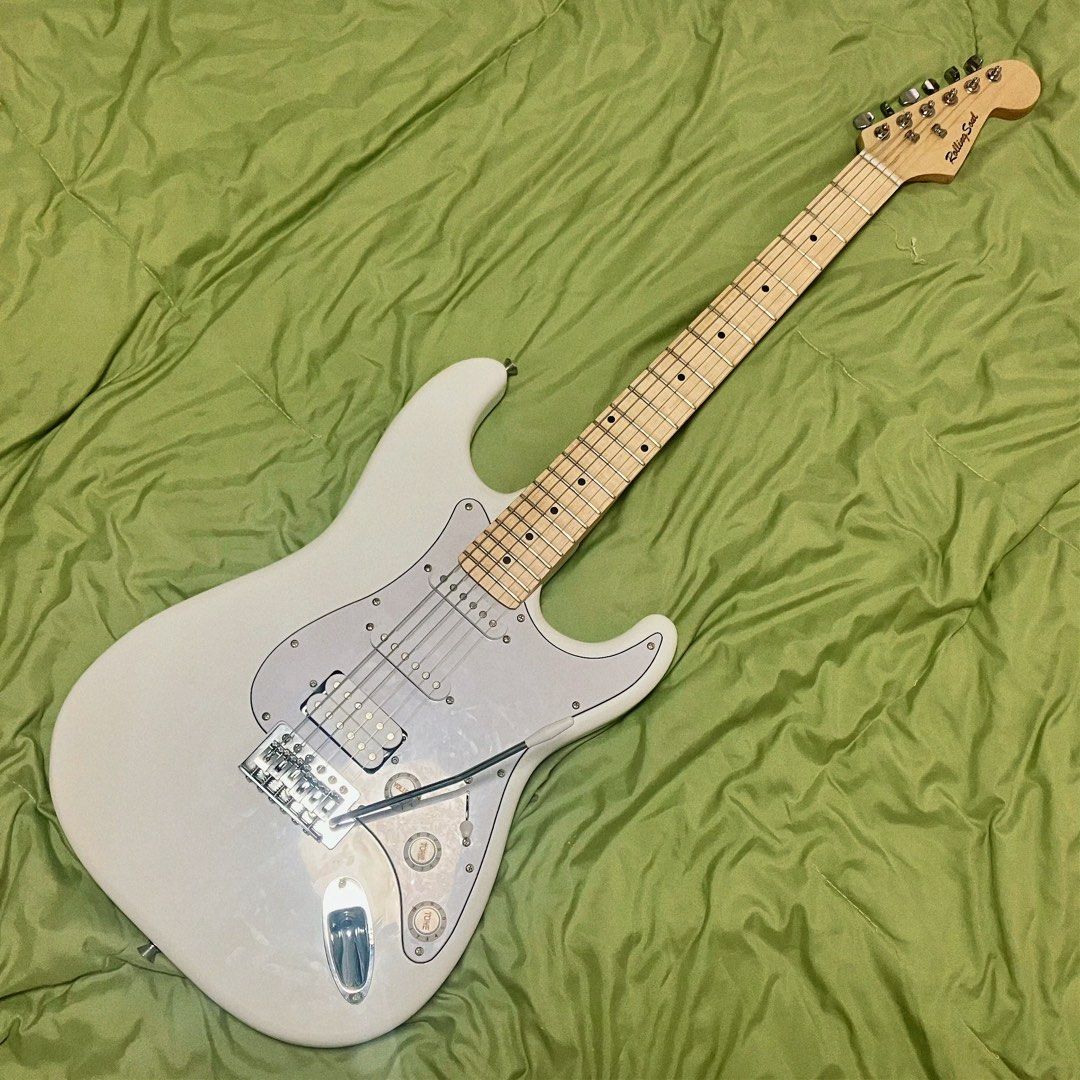 Flame Maple Fretboard Strat Electric Guitar Stratocaster 電結他 虎紋楓木指板 ...