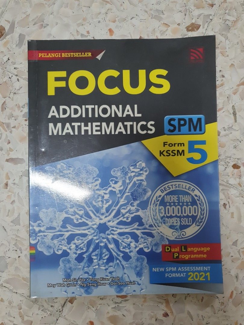 Focus additional mathematics form 5 spm kssm pelangi English version ...