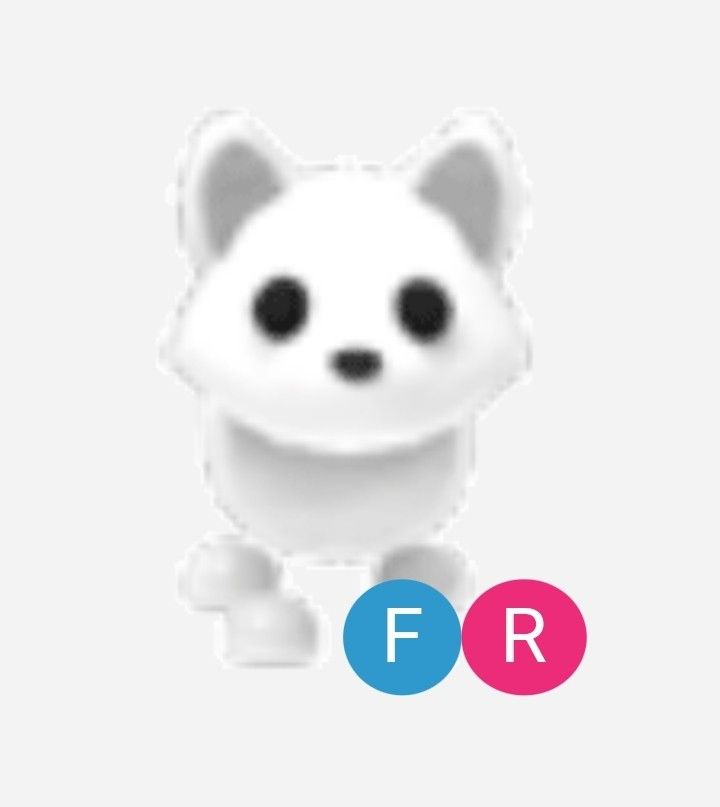 FR Arctic Fox ( Adopt me pets), Video Gaming, Gaming Accessories ...