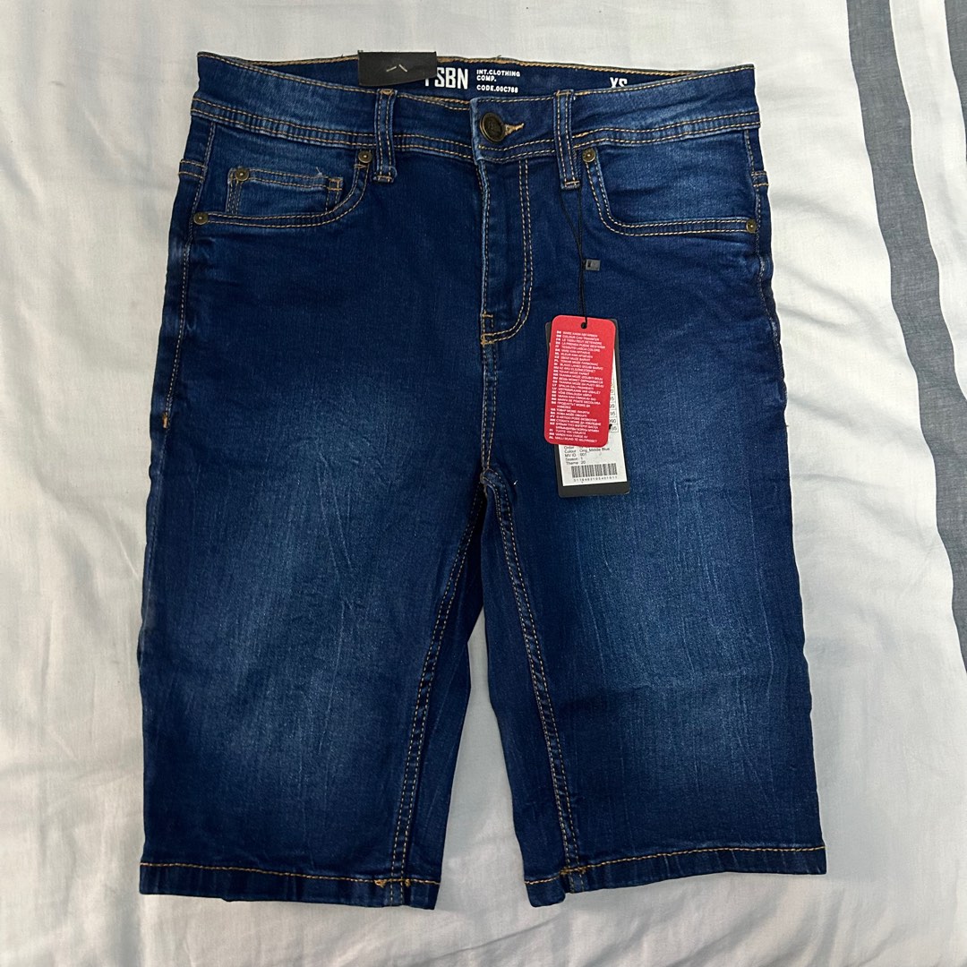 FSBN Blue Denim Shorts, Men's Fashion, Bottoms, Shorts on Carousell