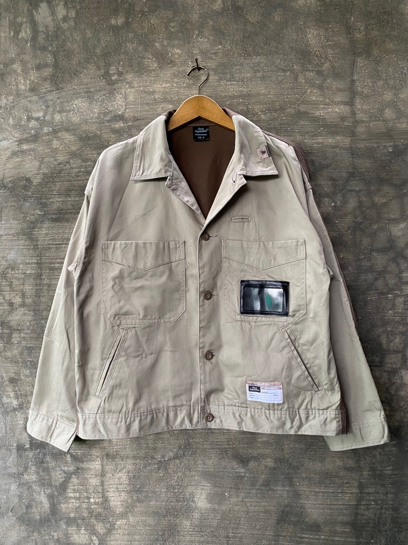 GU / Miharayasuhiro Outer Work Jacket, Fesyen Pria, Pakaian , Baju ...