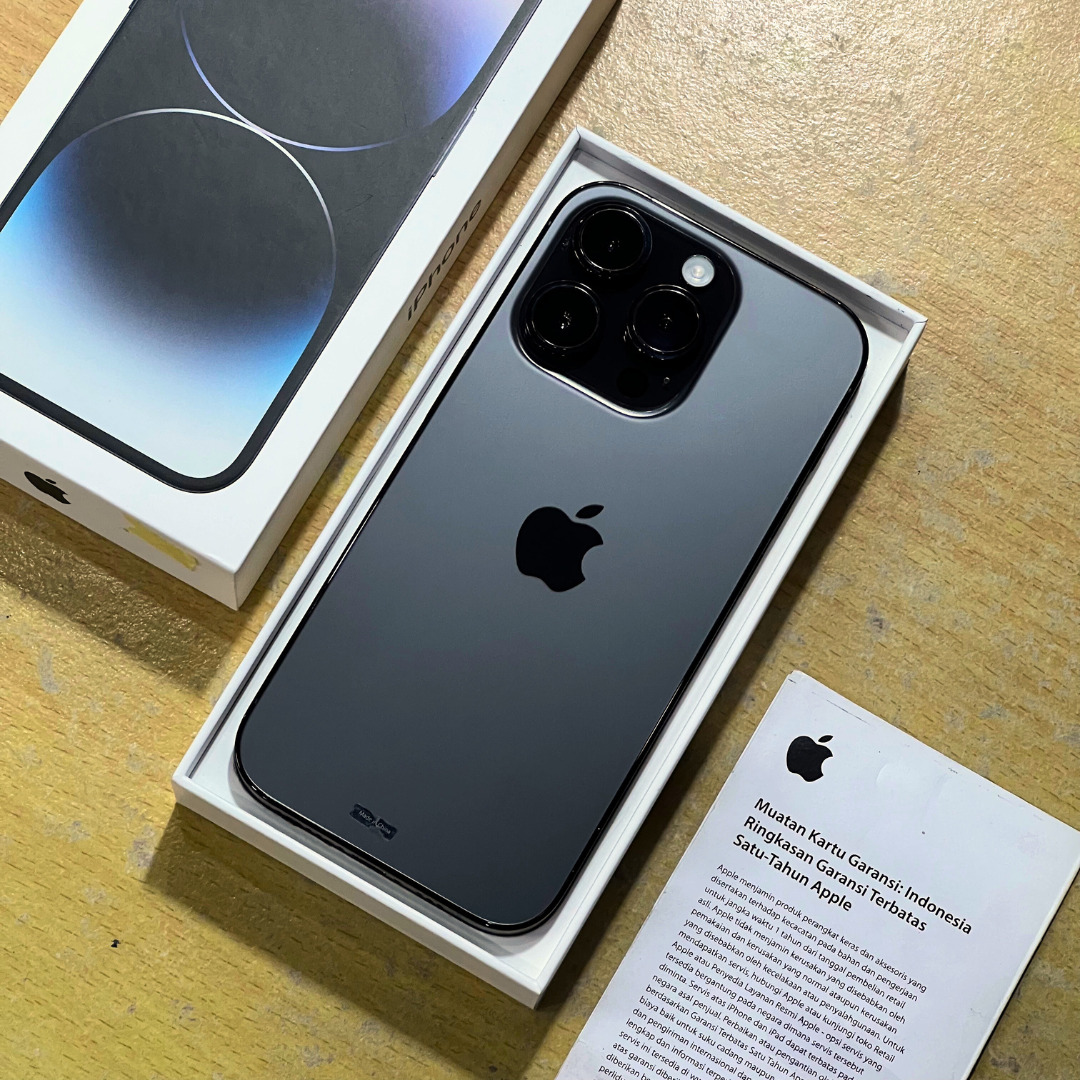 IBOX IPHONE 14 PRO 128GB RESMI LENGKAP ORIGINAL, Telepon Seluler ...