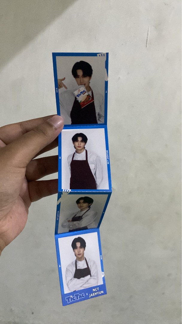 JAEHYUN NCT 127 x TICTAC PASTI DAPET 4 CUTS PHOTOCARD PC, K-Wave di Carousell