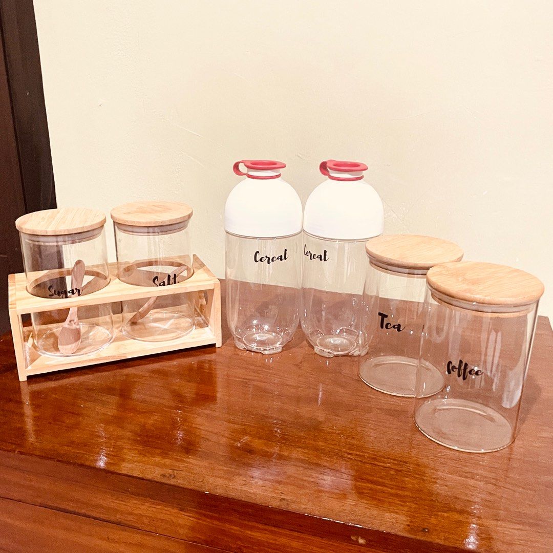 Informa Jar Kopi Gula Teh Garam & Locknlock Toples Cereal, Kitchen ...
