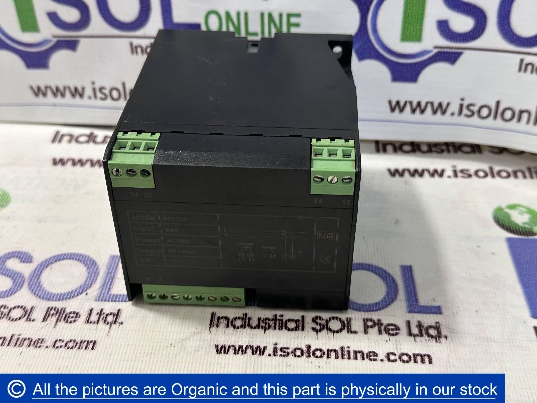 KLY-TEA I/O Power Relay Module DIN Rail Mount 0-5A DC 4-20mA 220VAC ...