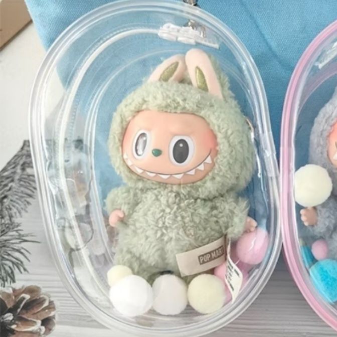 Labubu Display Bag (Transparent), Hobbies & Toys, Toys & Games on Carousell