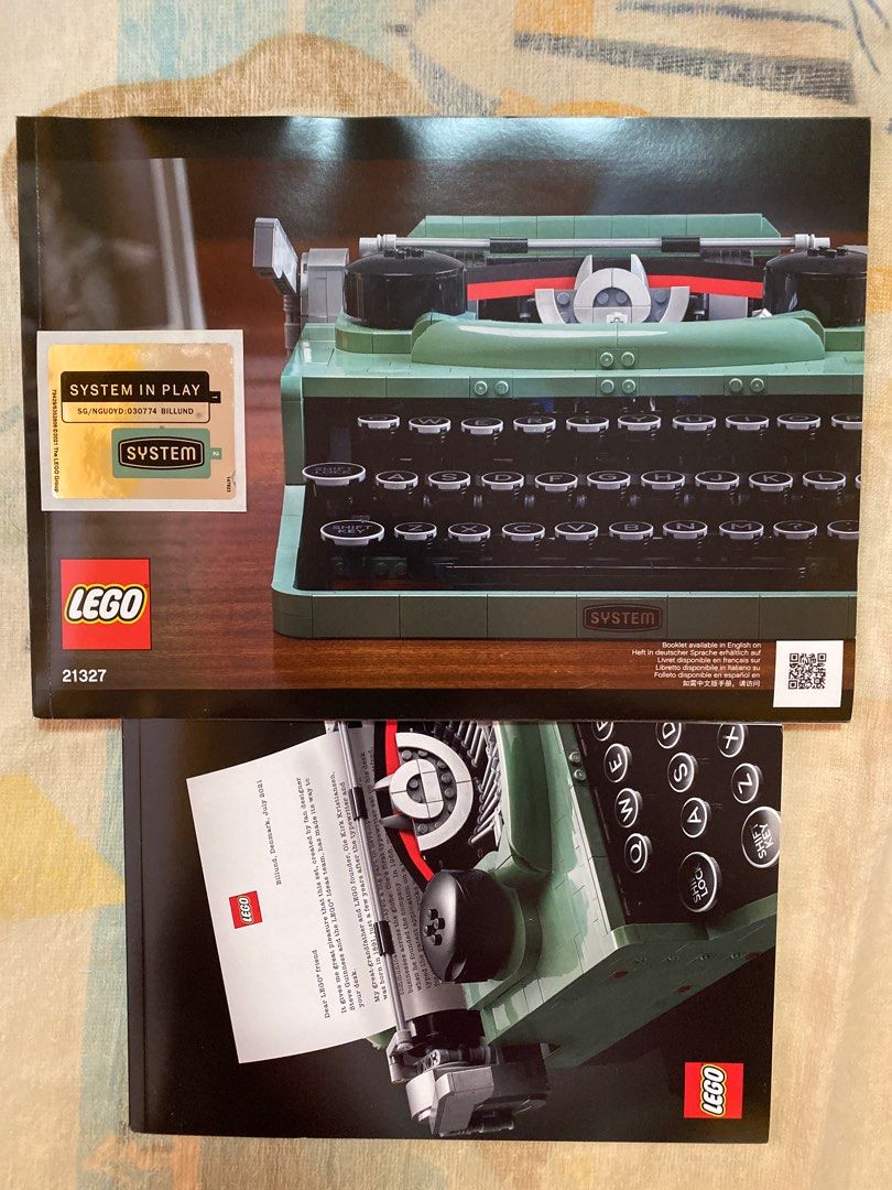 Lego 21327 Ideas Typewriter, Hobbies & Toys, Toys & Games on Carousell