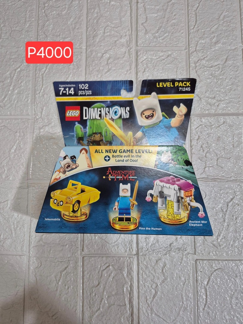 LEGO Dimensions 71245 Adventure Time Finn the Human Level Pack, Hobbies ...