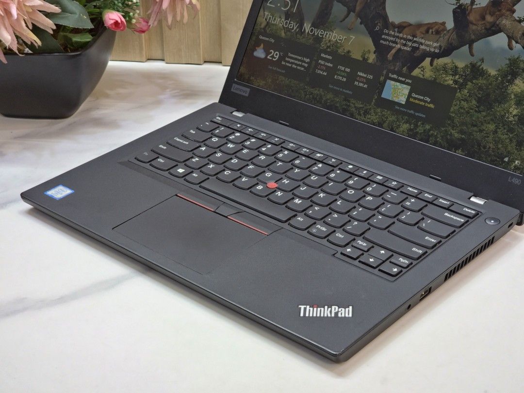 Lenovo ThinkPad L490 Core i5 8th gen vPro 16GB RAM 256GB SSD 14.1 inch ...