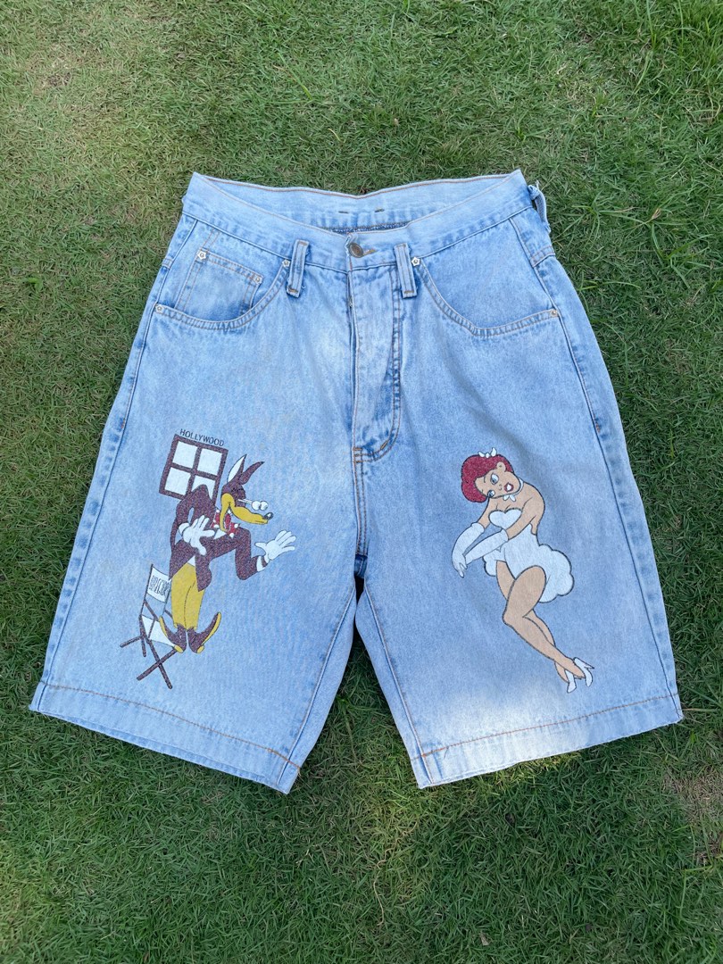 LITTLE RED HOT RIDING HOOD vintage jorts, Women's Fashion, Bottoms ...