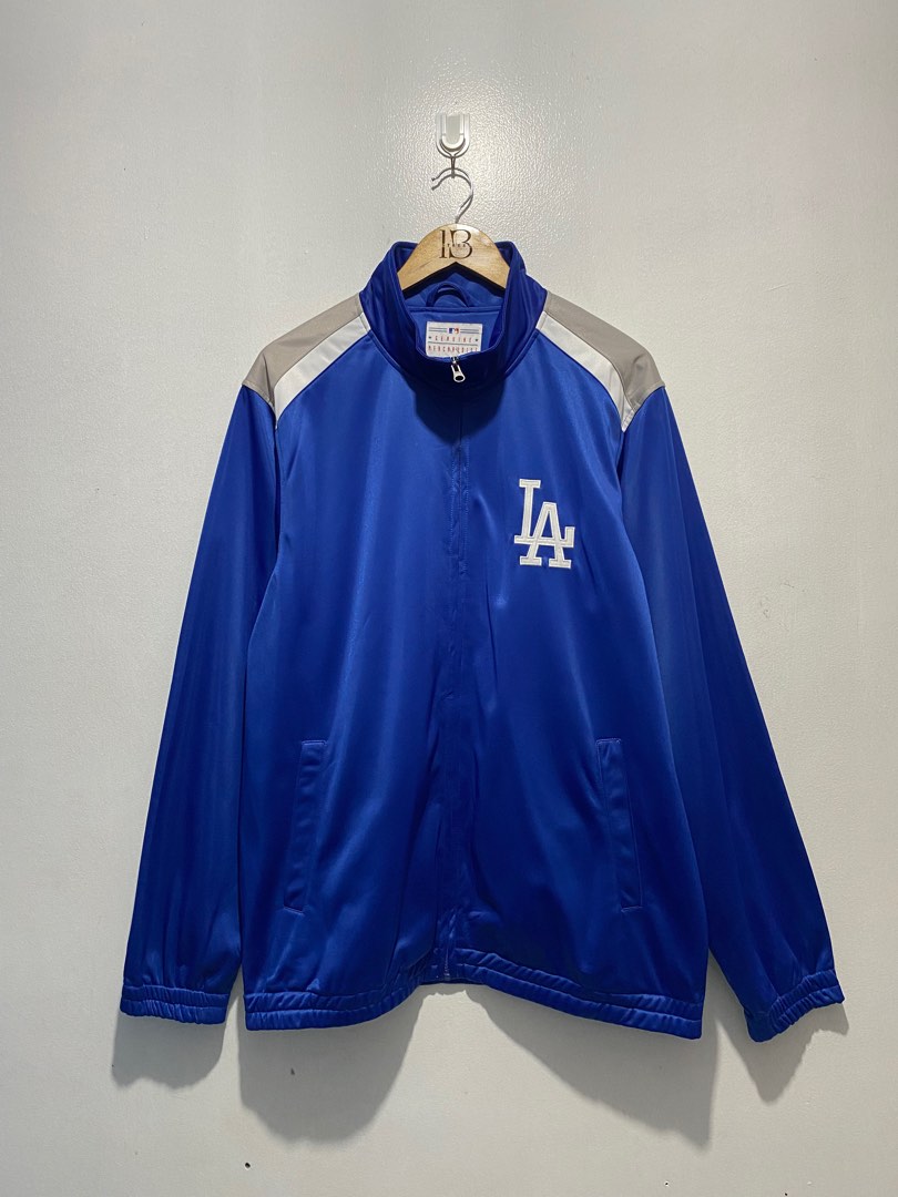 Los Angeles Dodgers Full Zip Track Jacket, Men's Fashion, Coats ...