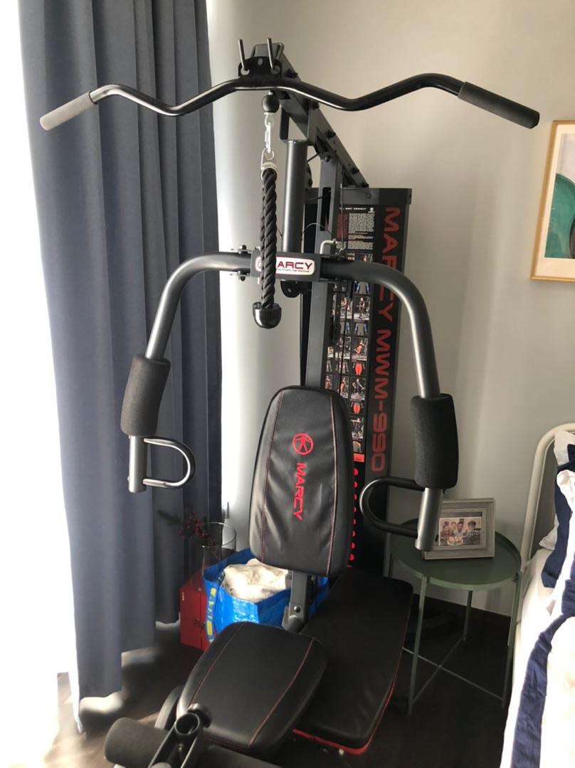 MARCY HOME GYM WORKOUT SET, Sports Equipment, Exercise & Fitness ...