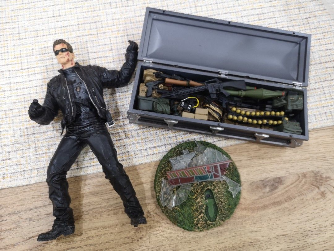 McFarlane Toys Terminator Arnold Arnold Schwarzenegger Figure, Hobbies ...