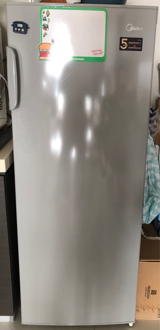 Midea 188L Upright Freezer MUF-208SD, TV & Home Appliances, Kitchen ...