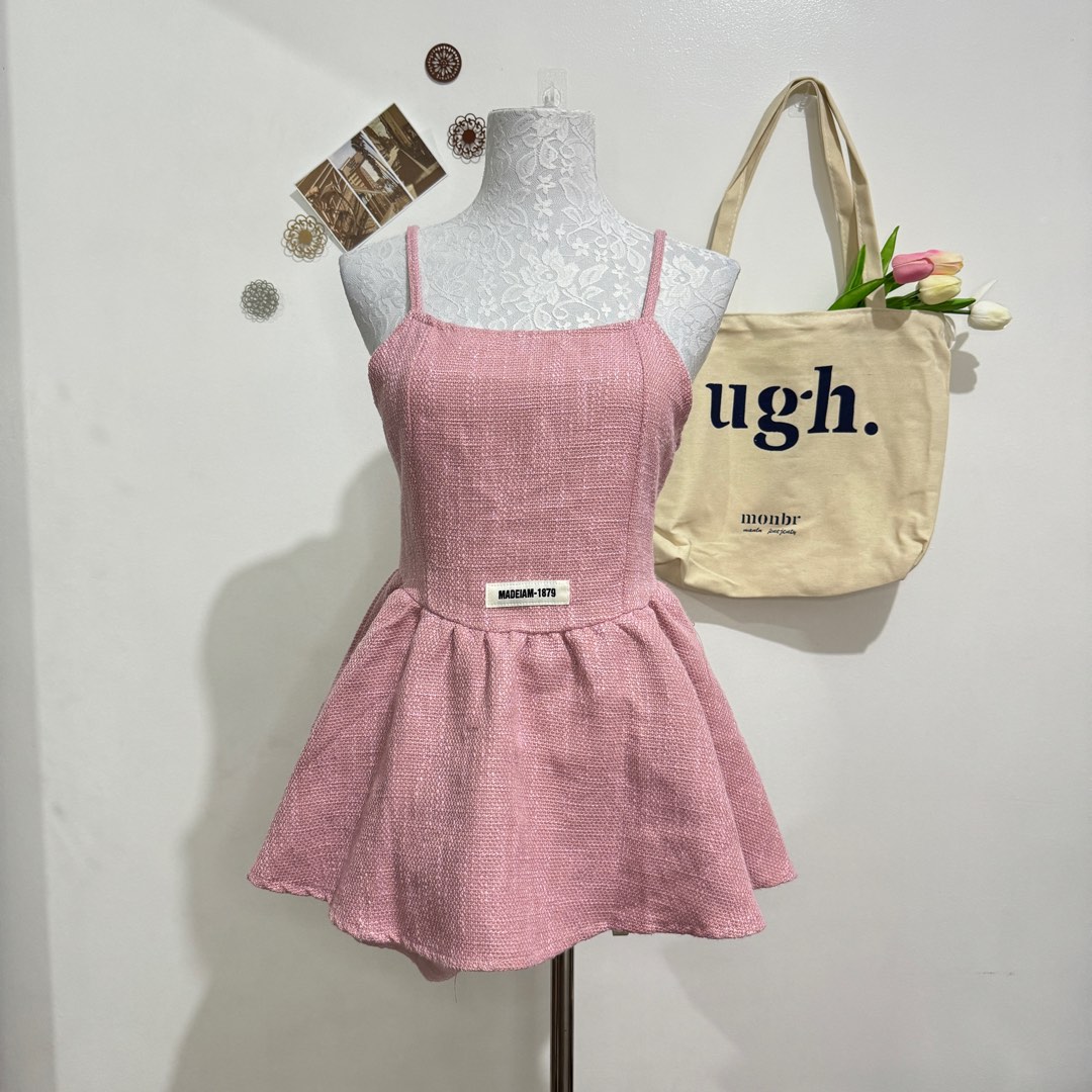 Mini pink dress (pang maliit), Women's Fashion, Dresses & Sets, Dresses ...