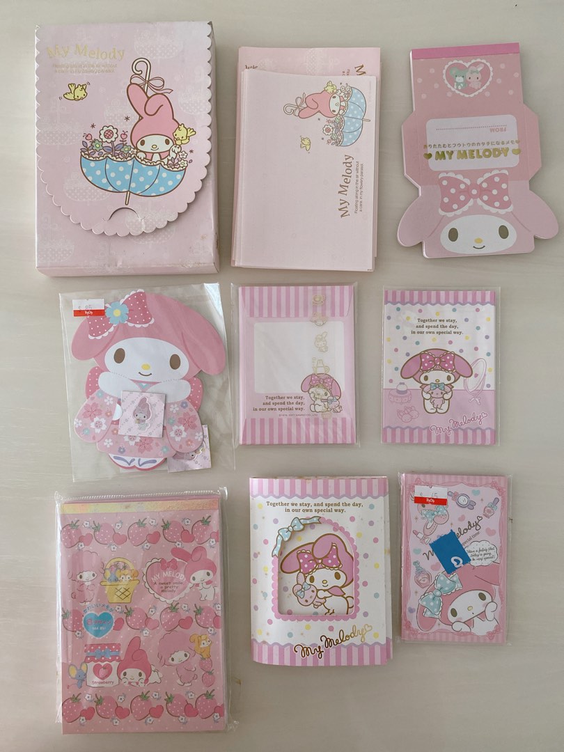 My melody letter paper set, Hobbies & Toys, Stationery & Craft ...