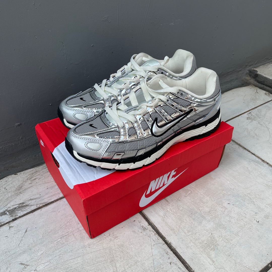Nike P-6000 Silver Metalic (NEW), Fesyen Pria, Sepatu , Sneakers di ...